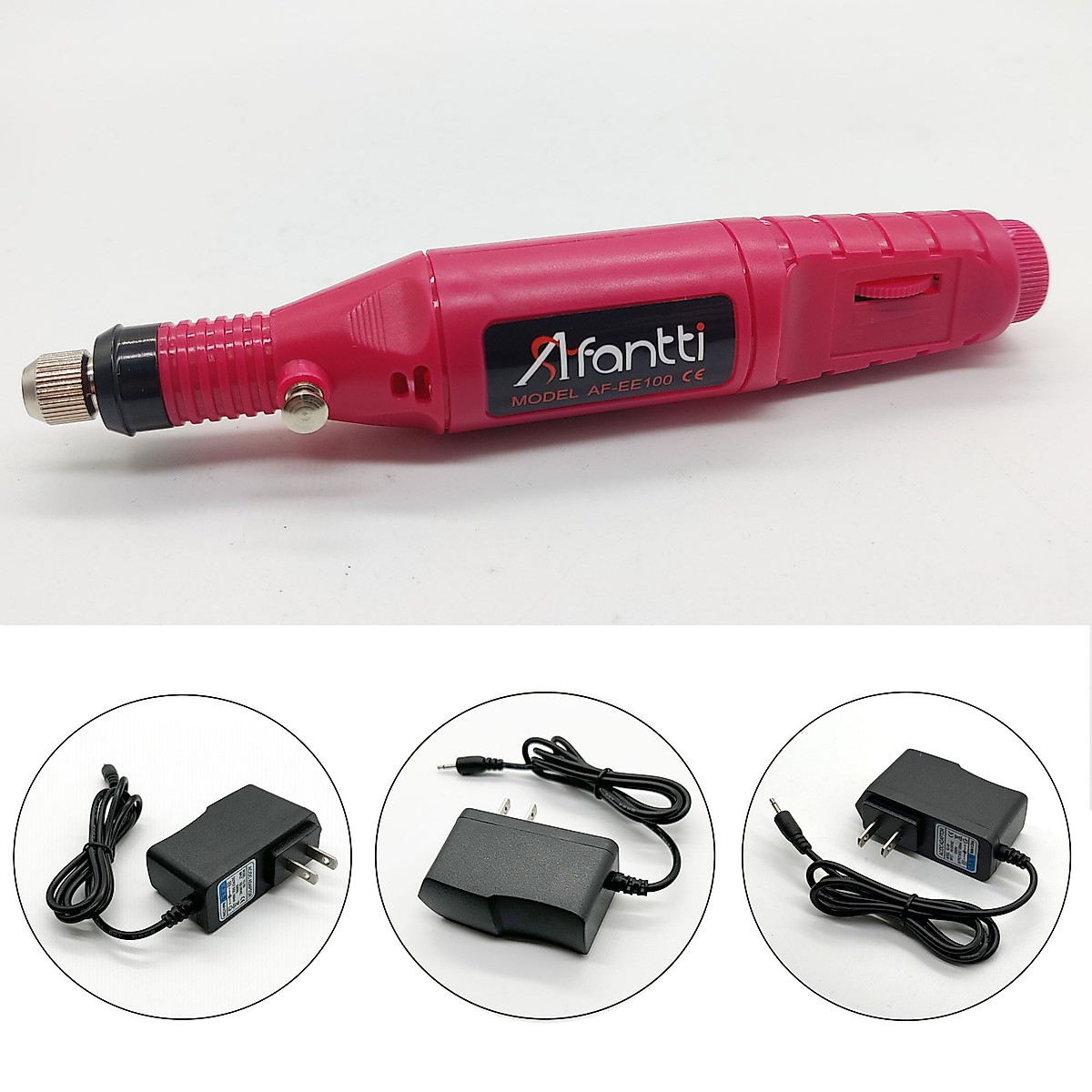 Afantti Micro Corded Electric Engraver Pen Mini DIY Engraving Tool Kit Etcher for Metal Glass Ceramic Plastic Jewelry with | Scriber | 30 Bits | 8 Stencils |