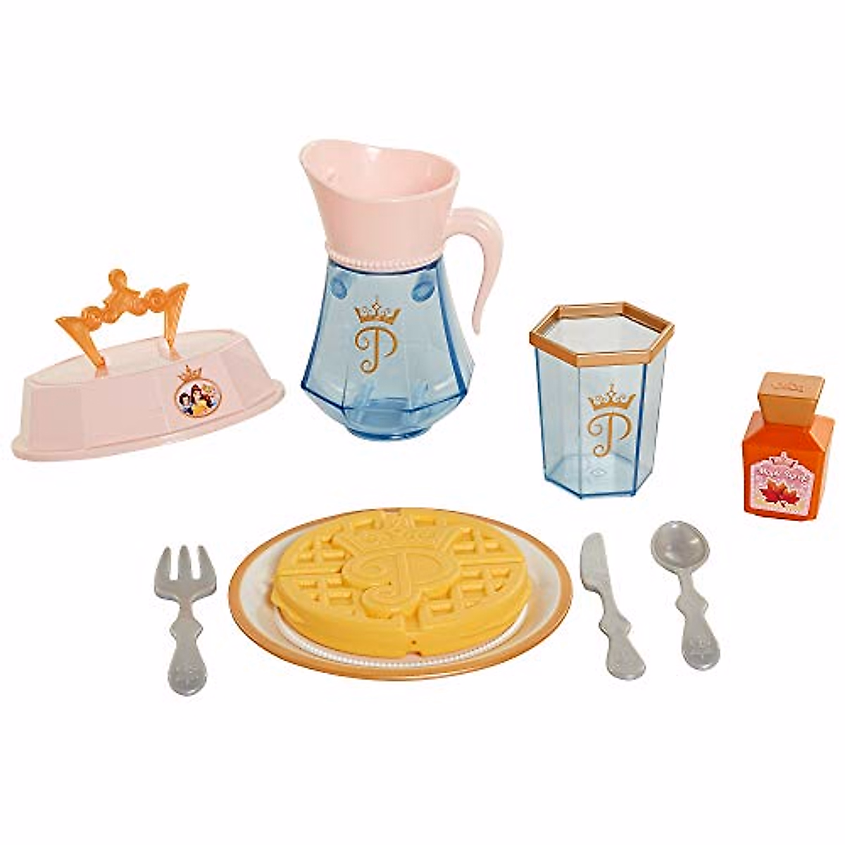 Disney Princess Style Collection Room Service Pretend Play Toy Set - with Serving Tray, Plate Cover, Pitcher & More for A Great Pretend Travel Experience - Girls Ages 3+