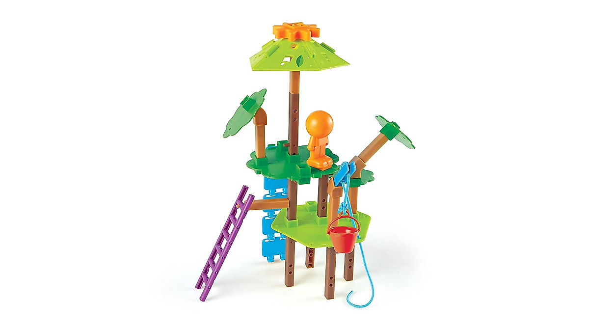 STEM Tree House Building Set - 52 Pieces for Kids