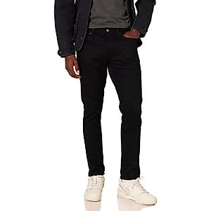Amazon Essentials Men's Skinny-Fit Stretch Jean, Black, 38W x 30L