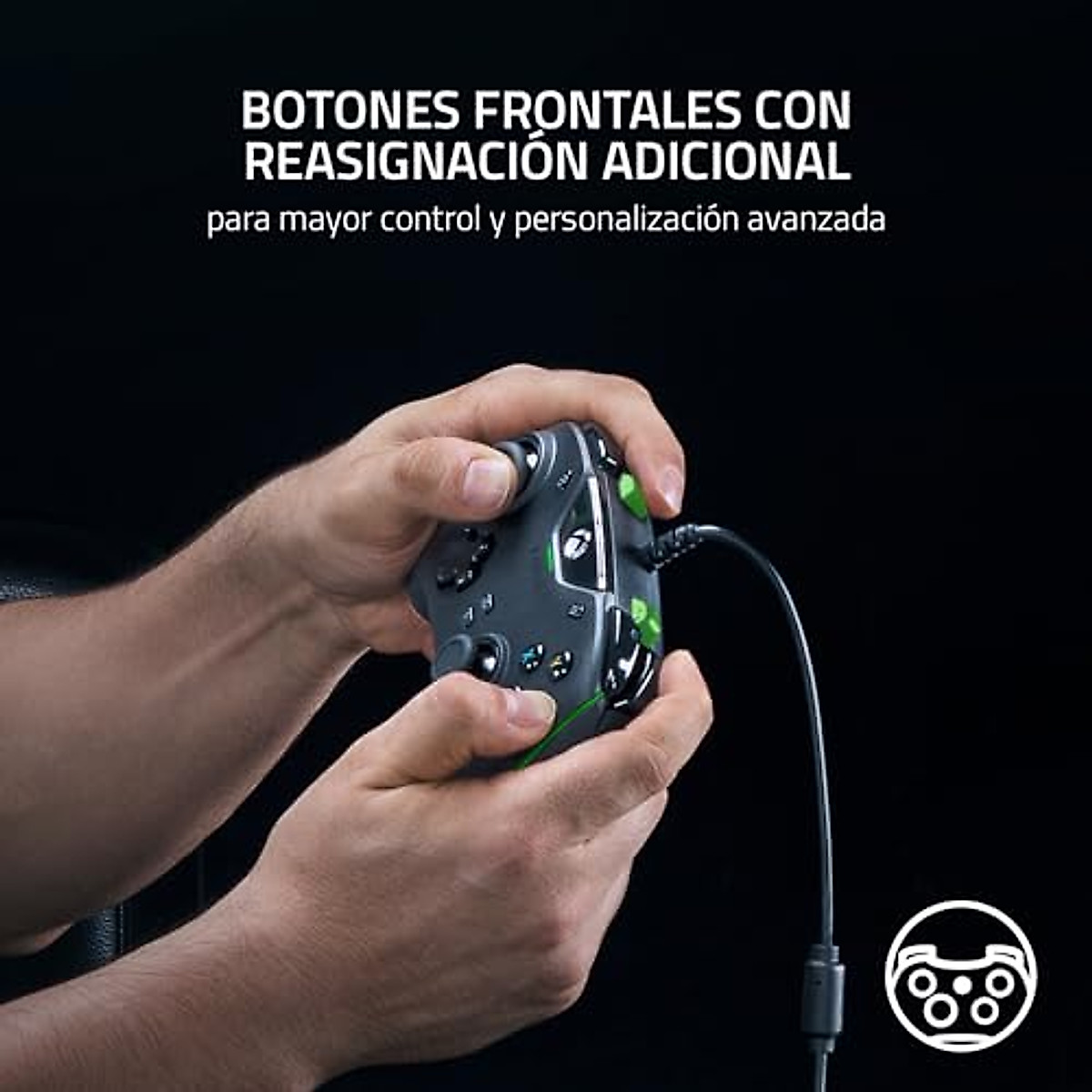 Razer Wolverine V2 Wired Gaming Controller for Xbox Series X|S, Xbox One, PC: Remappable Front-Facing Buttons - Mecha-Tactile Action Buttons and D-Pad - Trigger Stop-Switches - Black