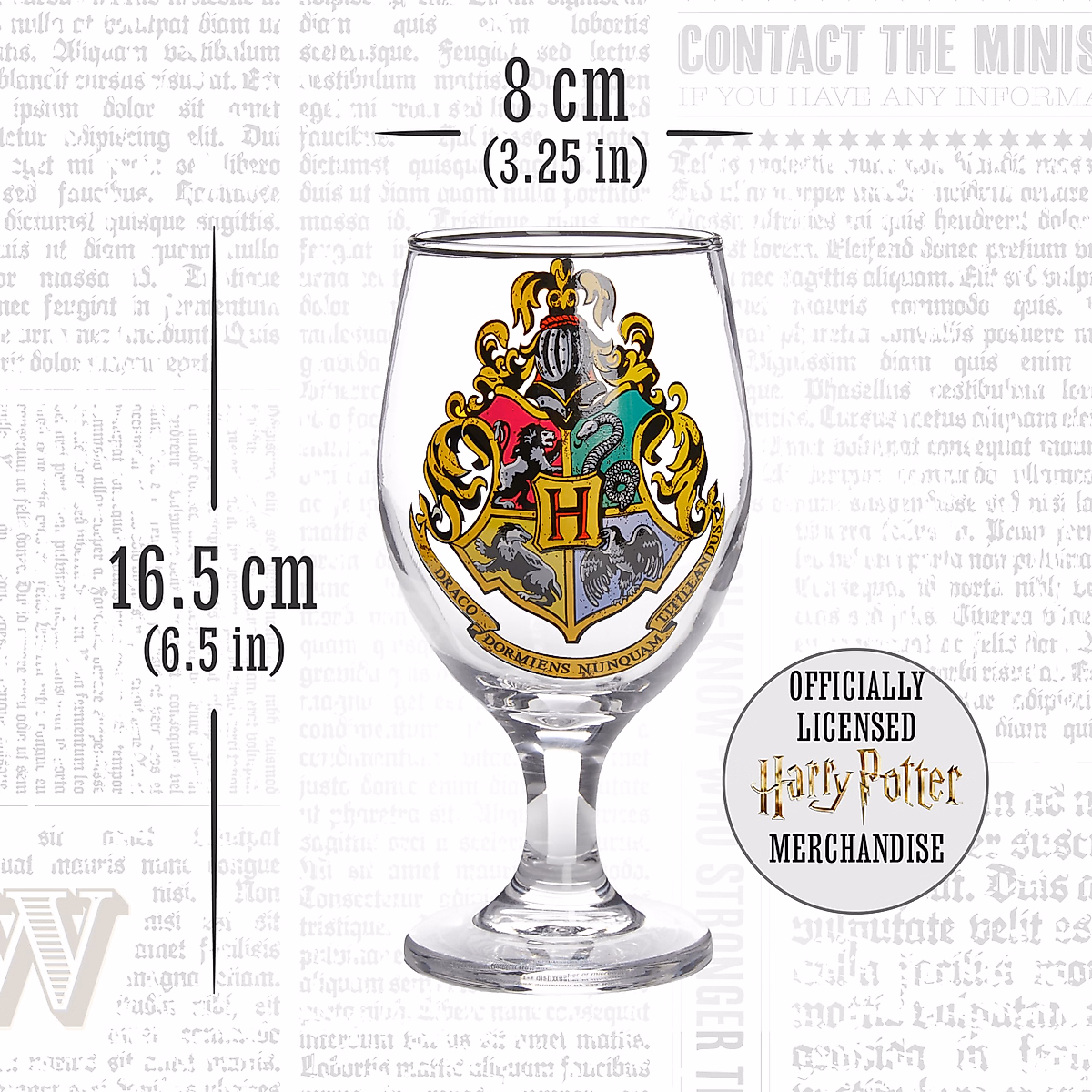 Harry Potter Color Change Tumbler Glass - Officially Licensed Merchandise