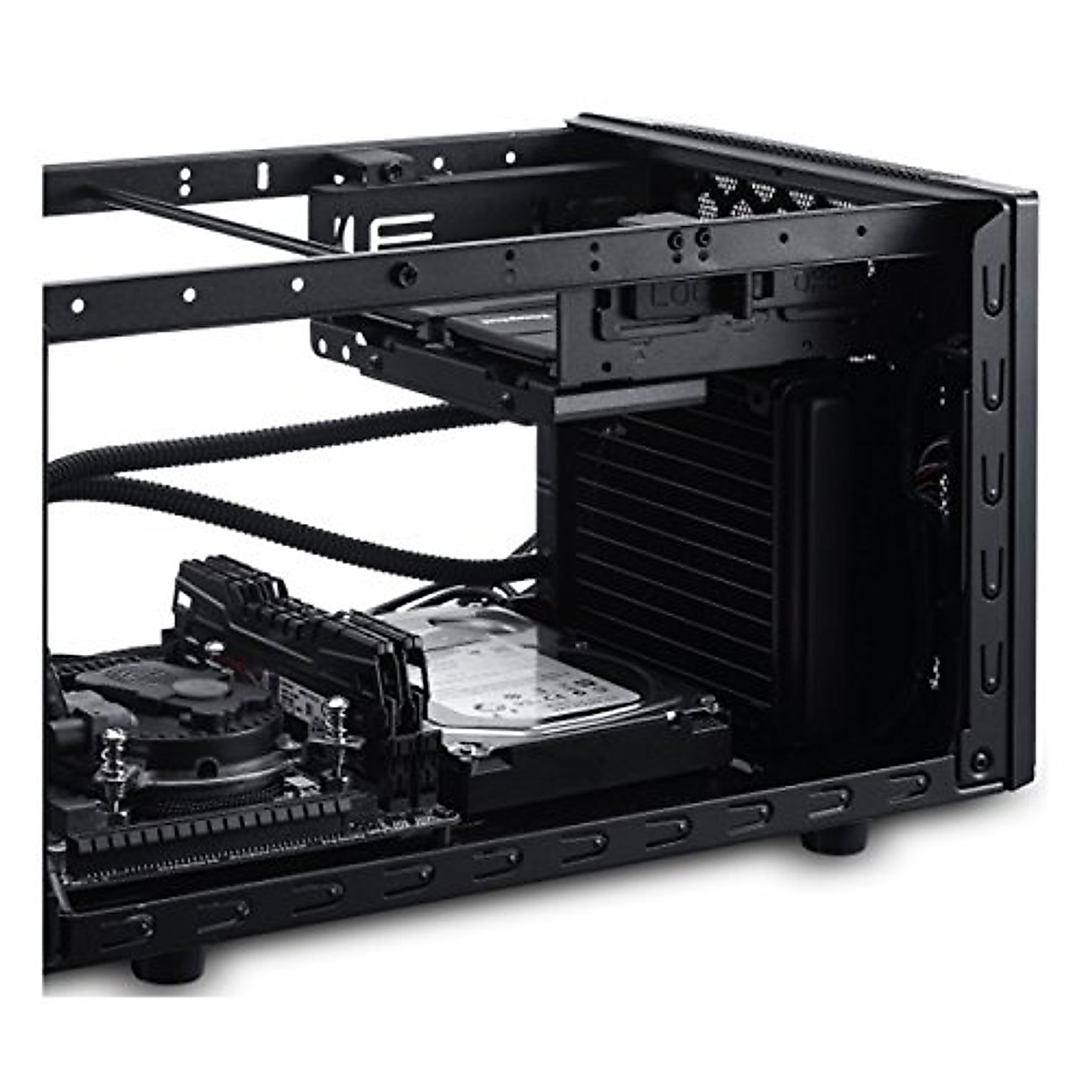 Cooler Master RC-130-KKN1 Elite 130 - Mini-ITX Computer Case with Mesh Front Panel and Water Cooling Support