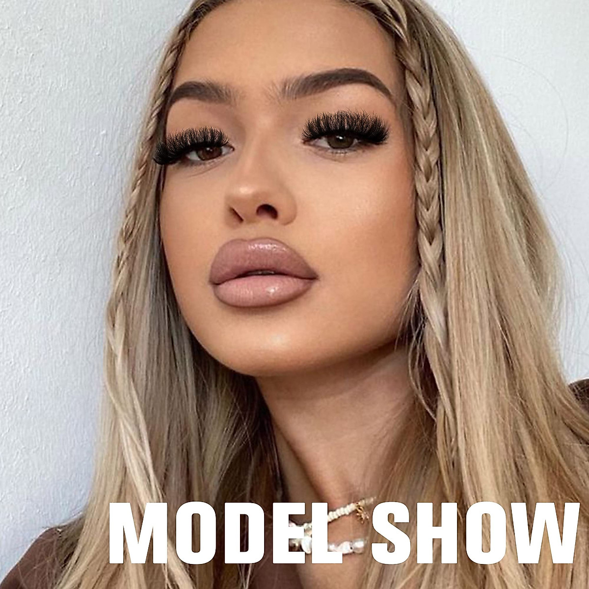 Mink Lashes Fluffy Eyelashes Mink Wispy Dramatic False Eyelashes Thick Volume 6D Effect Lashes C Curl 20MM Long Fake Eyelashes Pack by PHKERATA, 7 Pairs