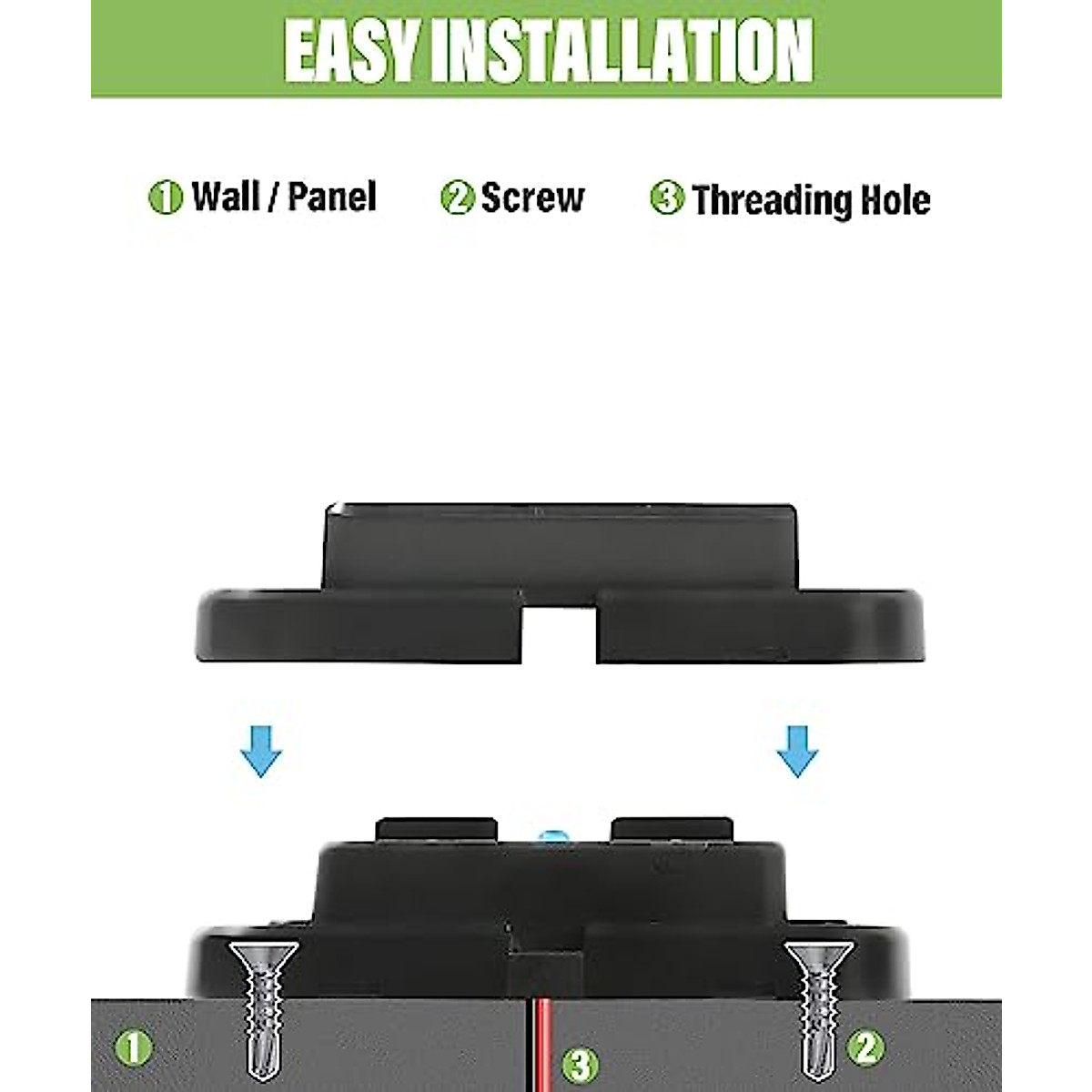 ESEWALAS 12V/24V USB Outlet,Dual PD3.0 Type-C (USB C) & Quick Charge QC3.0 USB-A Port Panel Mount,Car Charge Adapter 12V Quick Car Charger Socket Power Outlet,Car USB Socket (2PCS)