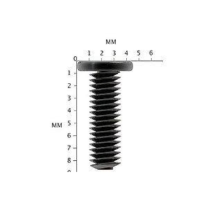 12x Replacement Black Philips Drive Laptop Screws M2.5X8.0mm Screw Lot M2.5X8L PM2.5X8.0