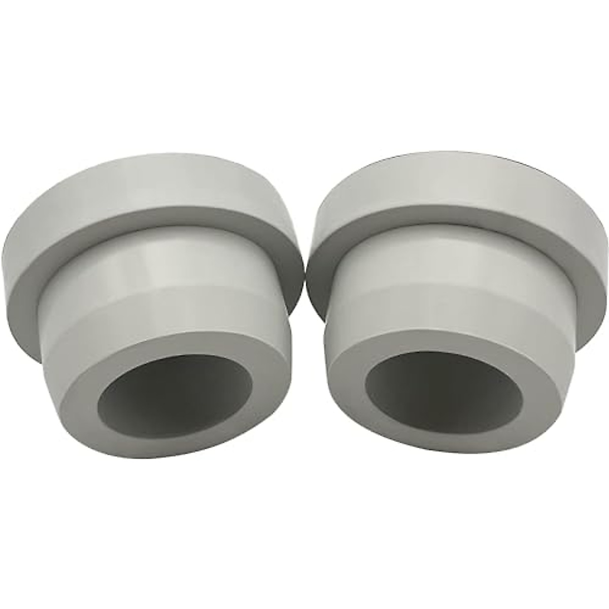 Poolzilla (2-Pack) Rubber Inground Pool Ladder Bumpers (White) (Outside Plug)