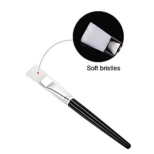 PATIKIL Succulent Cleaning Brush 4Pack 152mm Gardening Tools Plant Brush for Garden Black Handle