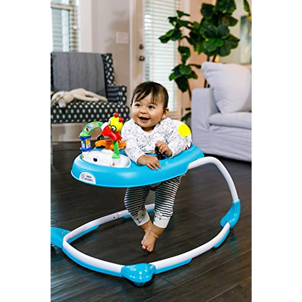 Baby Einstein Sky Explorers Baby Walker Activity Center and Sensory Play Learning-Toy with Lights, Songs and Sounds, Age 6 Months+