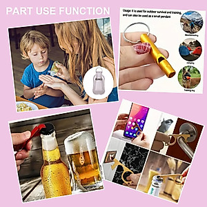 Safety Keychains for Women, Wristlet Strap Keychain Set with Personal Alarm,9 PCS Self Protection Keychain Accessories Kit