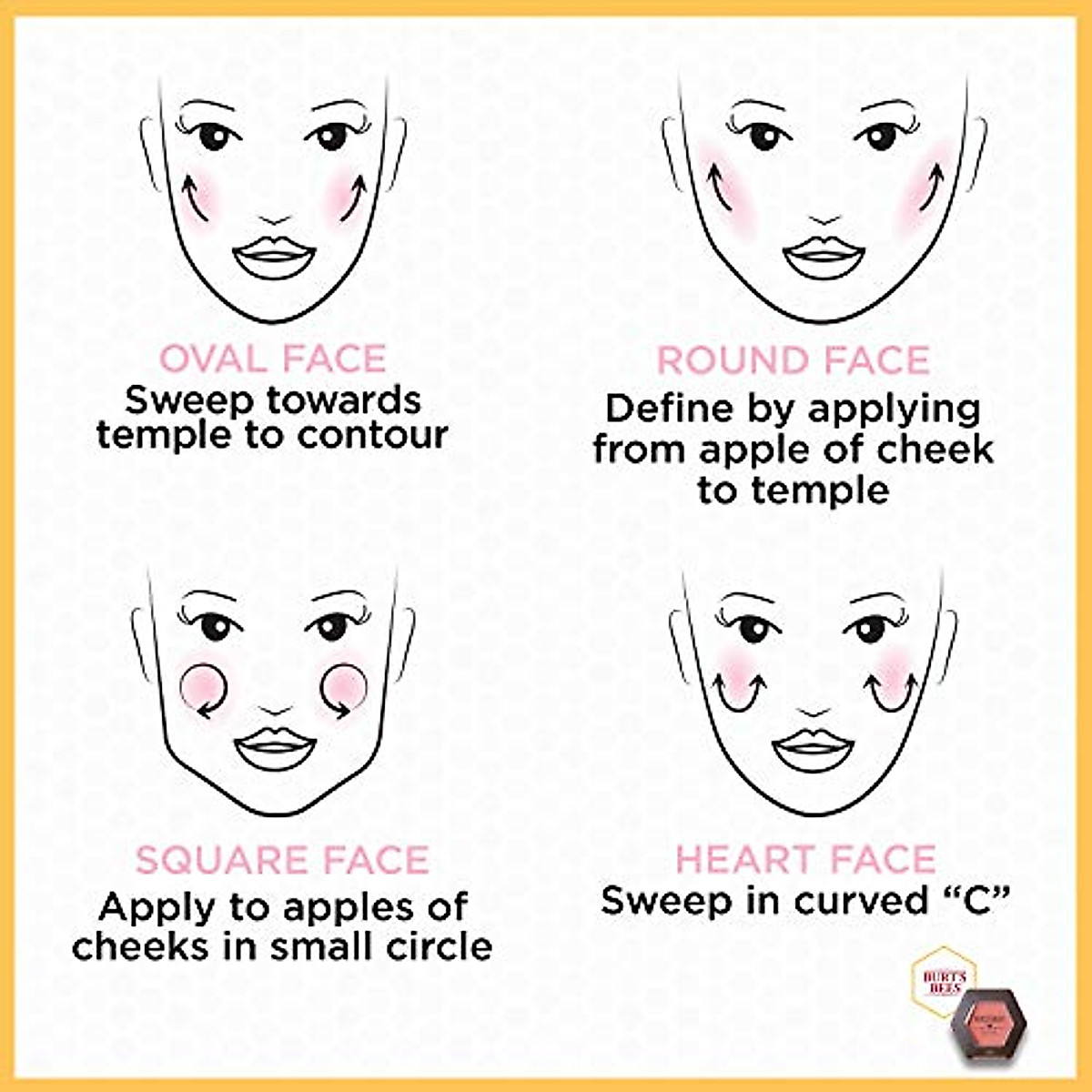 Burt's Bees 100% Natural Blush with Vitamin E, Bare Peach, 0.19 oz