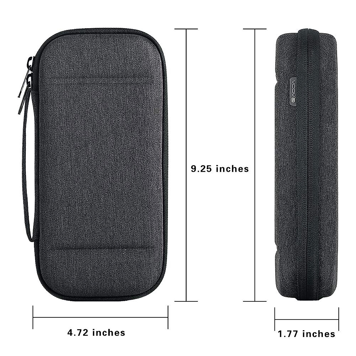 Carrying Case Fit for Nintendo Switch Lite-,Protective Hard Shell Travel Box for Nintendo Switch Lite Console & Accessories,Dark Gray