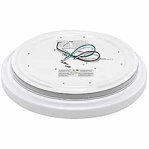 Hampton Bay 16 in. Round Bright/Cool White LED Ceiling Flushmount Light Fixture