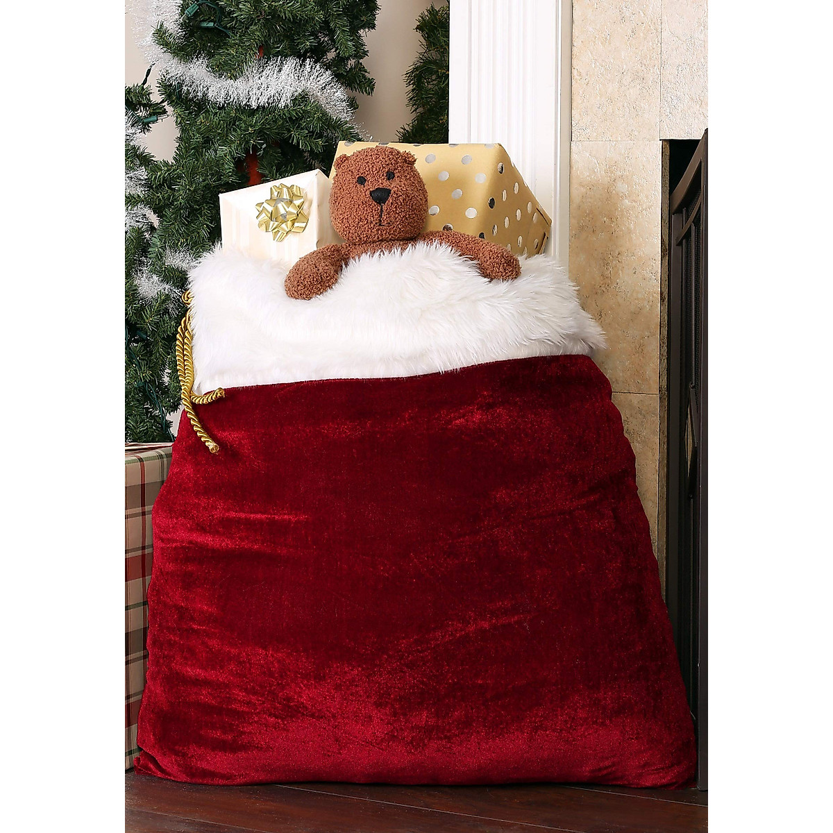 Fun Costumes Santa's Red Toy Sack Standard