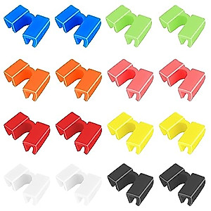 TIESOME 16Pcs Reusable Chopstick Helpers, Training Chopstick Hinges Connector Practice Chopsticks for Adults, Kids, Beginner, Trainers or Learner