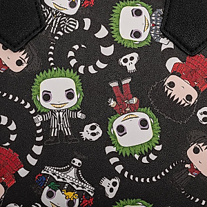 Loungefly 196569 Beetlejuice AOP Shoulder Bag, Multicoloured, 671803380455