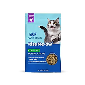 Ark Naturals, Kiss Me-Ow Cleaning Chicken Dental Chews, 3 oz