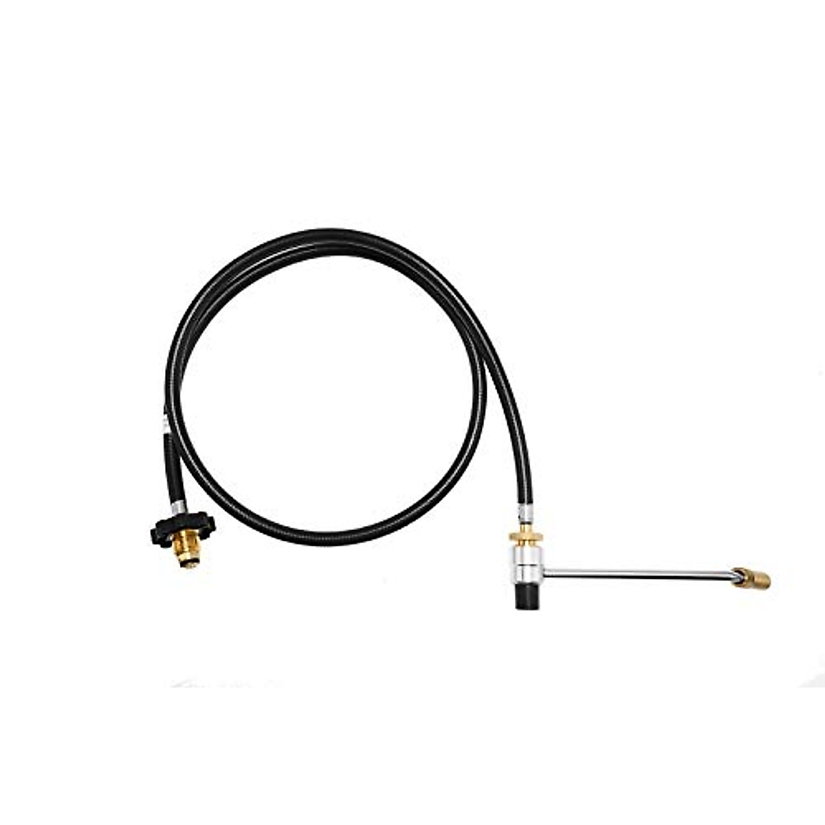 LS'BABQ 5 Ft Propane Adapter Hose 1 lb to 20 lb Converter and Gas Regulator fit for Coleman Propane Gas Stoves 5430 Grills, Gas Stove Regulator Part Connector Fitting Replacement Kit