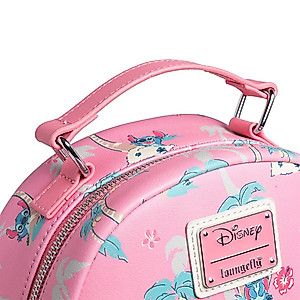 Loungefly x Disney Lilo & Stitch Palm Tree Stitch and Scrump AOP Backpack