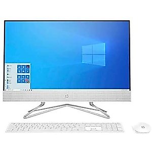HP 23.8" Touchscreen IPS FHD WLED backlit All-in-One Desktop, AMD Ryzen 3 3250U, 8GB DDR4, 1TB 7200RPM HDD + 256GB PCIe NVMe SSD, Optical Drives, WiFi, Bluetooth, Camera, Media Card Reader, Windows 10