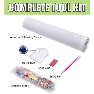 Angel Christmas Tree Wishing Diamond Painting, Fun DIY Interaction Craft Digital Painting for Adults and Children, Suitable for Hoom Decor Bedroom Decor Or Gift for Friends (12X16Inch)