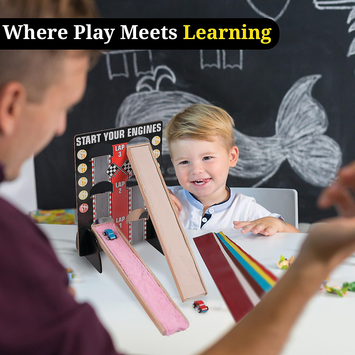 Stem Motion & Friction Activity - 21 Pieces - Educational And Learning Activities For Kids