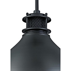 Westinghouse Lighting 6326800 One-Light Indoor Pendant, Matte Gun Metal Finish with Mesh Detail, Brushed Gunmetal