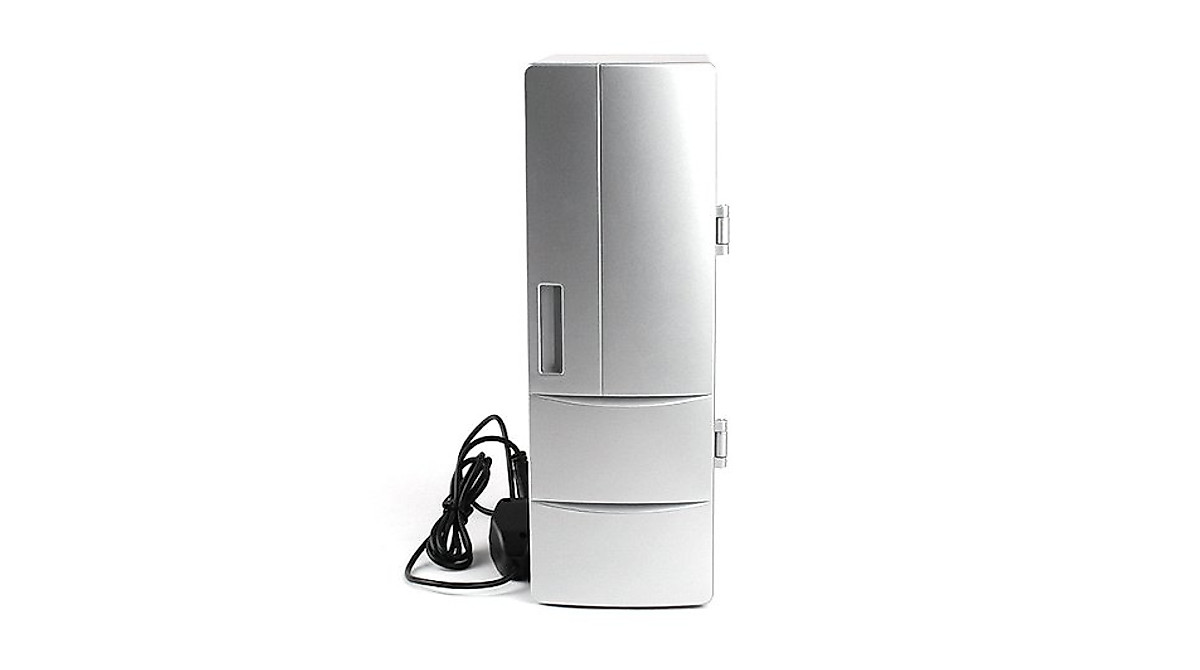 HQF Mini USB Cooler & Warmer: Portable Drinks Fridge