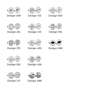 Mini Wim Custom Engraved Stainless Wedding Cuff Links, Free Engraving, Personalized Cufflinks for Groom, Jewelry Gift for Men, Father of the Bride Gift from Bride