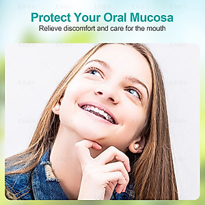 Annhua Orthodontist Wax Brace Wax Flavored 10 Pack, Dental Ortho Dots Wax Strips for Aligners, Braces Wearer, Brackets, Invisible-lingers, 10 Fruit Smell