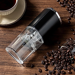 Coffee Bean Grinder, Stainless Steel Electric Coffee Grinder, Adjustable Spice Grinder Mill, Household Small Grinder, 1 Touch Operation Automatic Burr Coffee Grinder, Grind Settings for 15-20 Cup