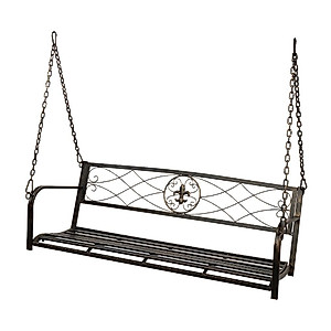 52 Patio Porch Hanging Swing Chair Garden Deck Bench Seat Outdoor Furniture