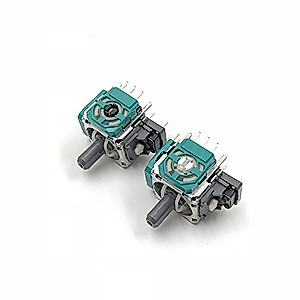 3D Analog Joystick + Thumb Stick Grip Cap Rocker Cover Sensor for Switch NS NX Pro Controller Replacement