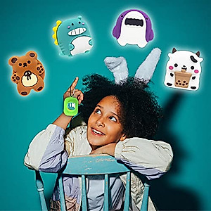 AirPods Pro Case with AirTag, [2 in 1] Silicone Protective Cover for Apple AirPod Pro 2 and AirTag Cute DIY Soft Holder with Keychain (Black, Green)