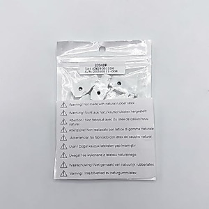 10pcs EKG Clips Multi-Function ECG/EKG 3.0 Needle to Tab Adapters - 989803166031 White