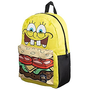 Bioworld Spongebob Squarepants Mixblock Krabby Patty Adult Laptop Backpack