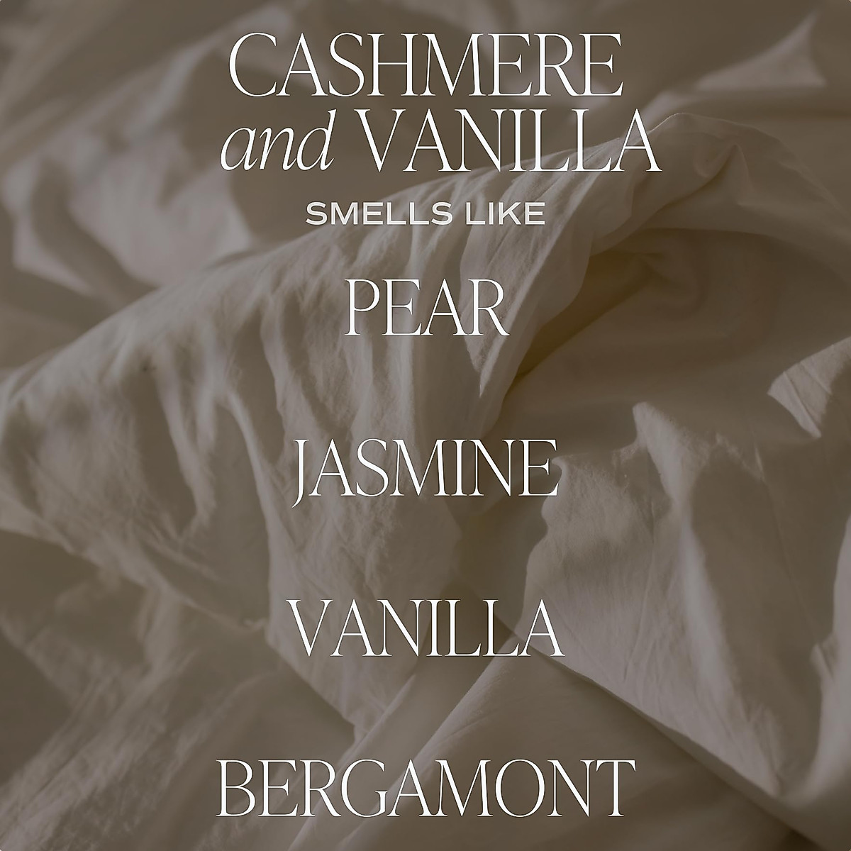 Sweet Water Decor Cashmere and Vanilla Soy Candle | Milky Coconut, Frangipani, Soft Cashmere, and Bourbon Vanilla Scented Candles for Home | 11oz Ribbed Glass Jar, 60+ Hour Burn Time, Made in the USA