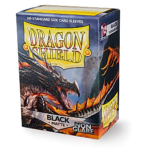 Arcane Tinmen Sleeves: Dragon Shield Matte Black NonGlare (100) (AT-11802)