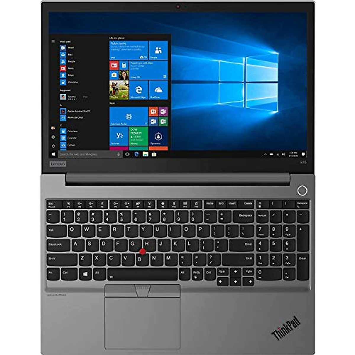 Lenovo ThinkPad E15 Home and Business Laptop (Intel i7-10510U 4-Core, 32GB RAM, 1TB PCIe SSD, Intel UHD Graphics, 15.6" Full HD (1920x1080), Fingerprint, WiFi, Bluetooth, Win 10 Pro) with USB Hub