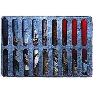 3D Stereo Vision Clown Door Mat Living Room Bedroom Coffee Table Mat Generic Halloween Carpet（15.6×23.6 INCH） (Color19)