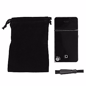 Men Electric Ultra Thin Shaver Rechargeable Washable Wet/Dry Razor for Face Care Beard Trimmer Reciprocating Blade with USB Charger