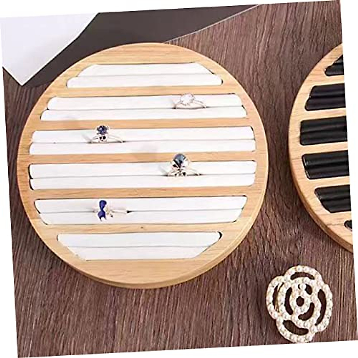Zerodeko 3pcs Ring Storage Tray Rings Holder for Display Ring Display Organizer Small Ring Organizer Ring Showcase Tray Ring Tray Organizer Small Ring Holder Rings Organizer for Women