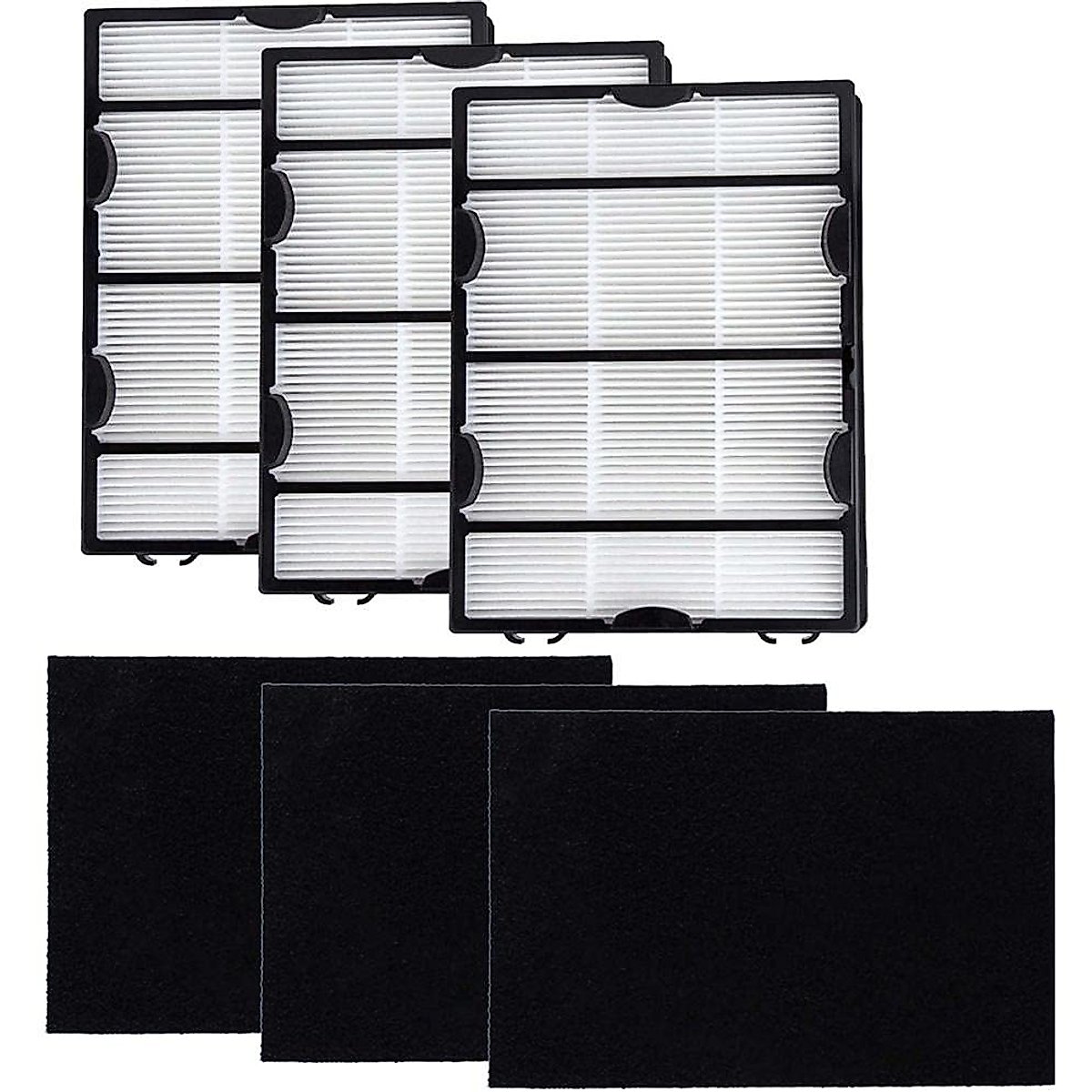 HAPF600 Filter for Holmes Air Purifier Filter B replace HAP726-U HAP1625 HAPF600D-U2 fits GE 106633 106643 106653 Models, Replacement Holmes HEPA Air Filter by TOPEMAI