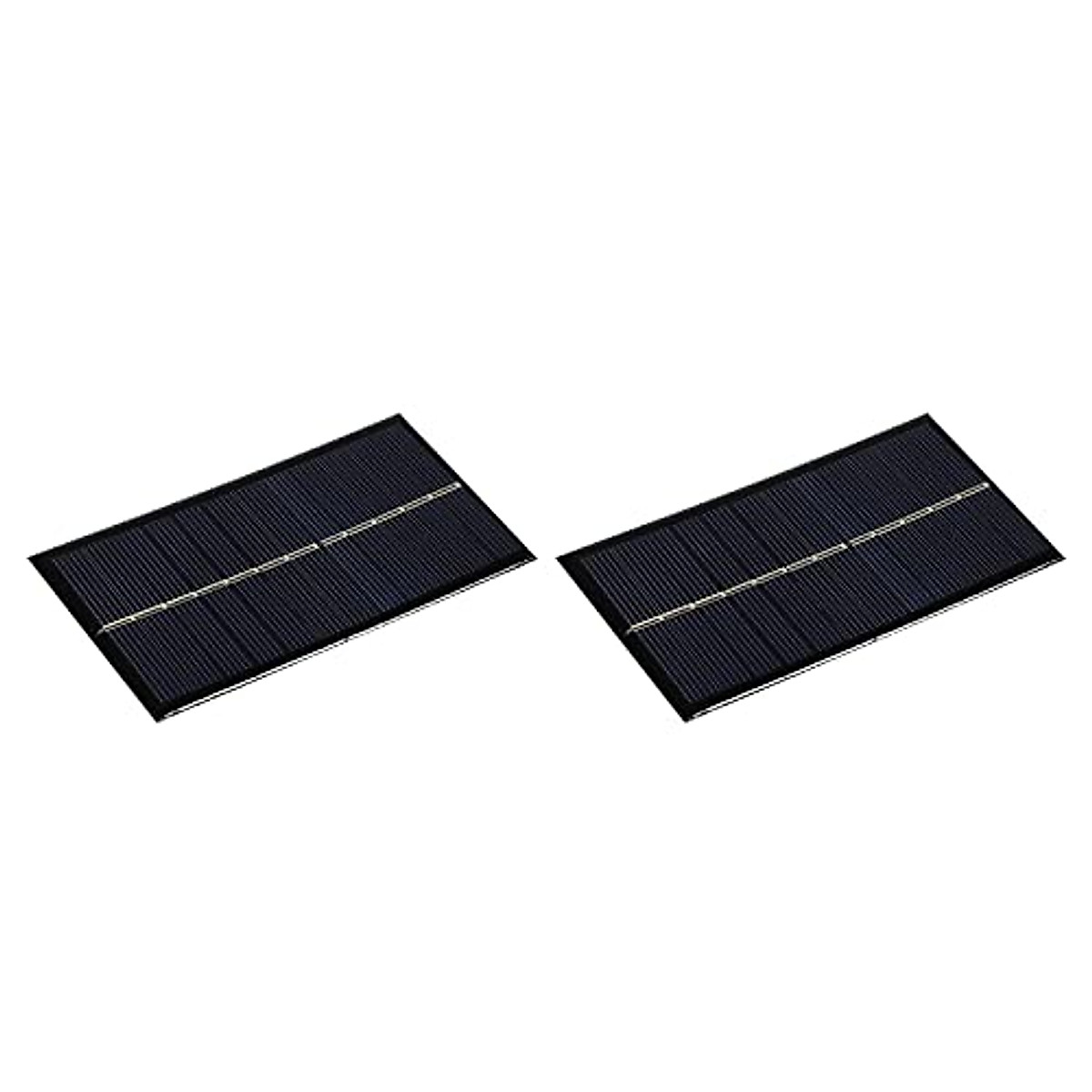 MECCANIXITY Mini Solar Panel Cell 6V 160mA 0.96W 110mm x 60mm for DIY Electric Power Project Pack of 2