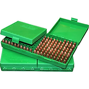 MTM 200 Round Ammo Box 9mm/380 ACP 200 rd., Green