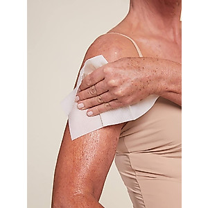 Dr Dennis Gross Alpha Beta Exfoliating Body Treatment | Multi-Tasking Powered by AHA/BHAs for Smooth, Hydrated Skin While Improving Ingrown Hairs, Keratosis Pilaris, and Blemishes | 8 Textured Towels