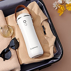 Sanivery Electric Portable Dryer for Clothes - Mini Clothes Dryer with Shoe Drying Attachment, Foldable Drying Rack, Super-Quiet Motor, and UV Light - Compact Travel Dryers for RV and Apartments