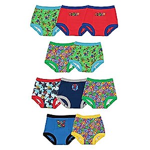 Marvel Boys Potty Training Pants, Success Chart & Stickers with Spiderman, Iron Man, Hulk & More Sizes 18M-4T, 10-Pack Superhero Friends, 2T