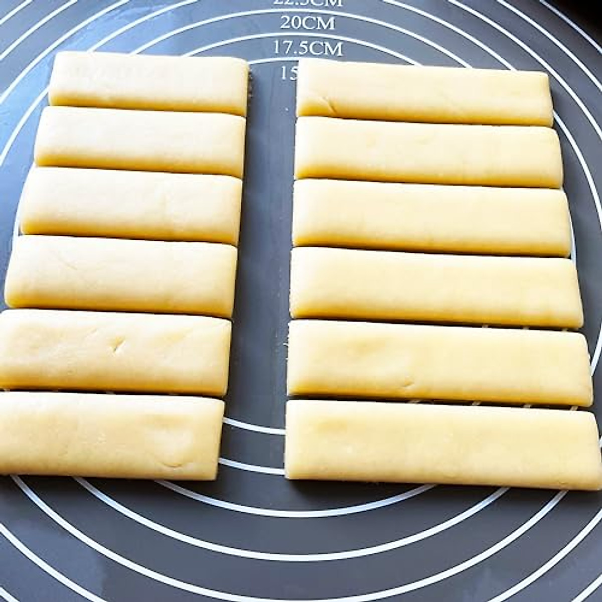 4 x 1 Inch Cookie Stick Cutter, Multi Cutter for 6 pieces, Rectangle-Shaped Dough, Fondant Multicutter (Cookie Sticks (4x1 inch))