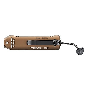 Streamlight 88813 Wedge XT 500-Lumen Slim Everyday Carry Flashlight, Includes USB-Cord, Pocket Lanyard, Coyote